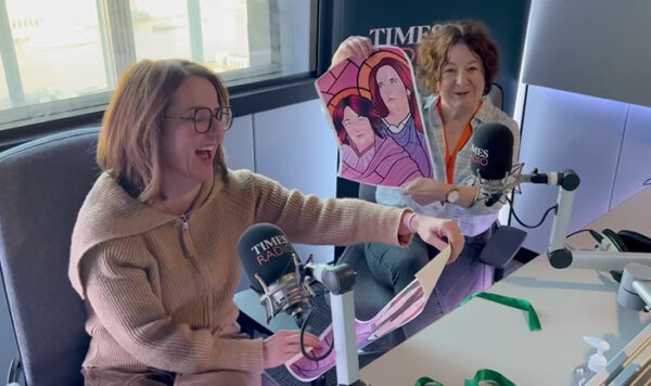 Jane Garvey and Fi Glover react to the Off Air... Pod Bible cover ...